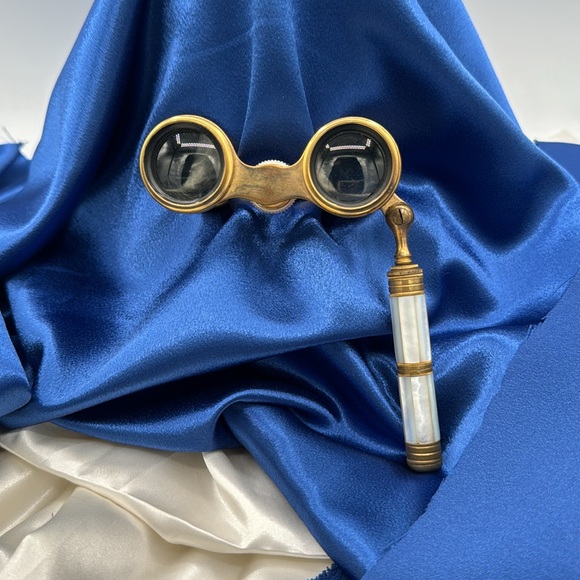 iris | Accessories | Iris Paris French Opera Glasses With Handle Brass ...